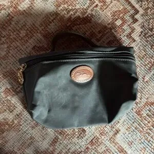 Longchamp | Bags | Longchamp Gray Toiletry Bag Le Pliage Club Cosmetic ...